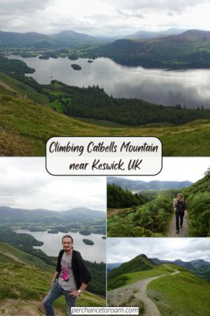 Climbing Catbells Mountain from Hawes End in England's Lake District